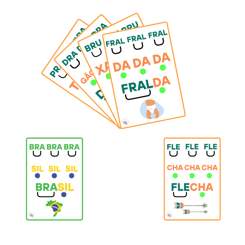 Grafismo Fonético – Sílabas Complexas – O Cantinho de Papel